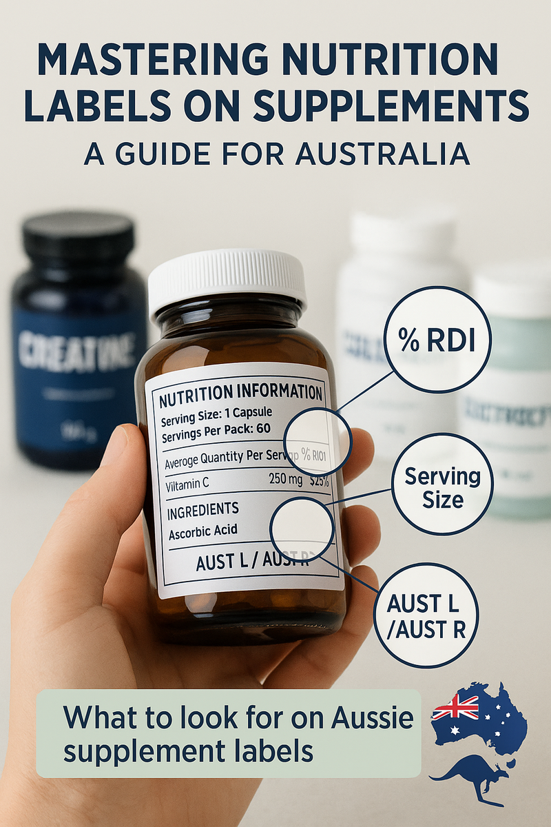 Mastering Nutrition Labels on Supplements: A Guide for Australia – Sup Yo