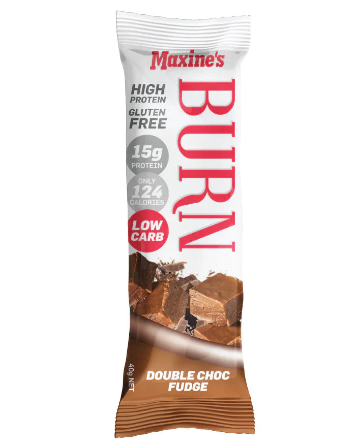 Buy Maxine's Burn Bar - Double Chocolate Fudge - 40g – Sup Yo
